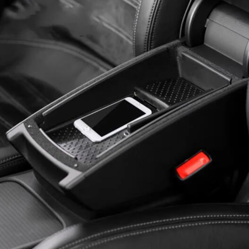Fit For Vw Volkswagen Cc Passat B6 B7 2006-2015 Central Storage Box Arm Rest Armrest Glove ...