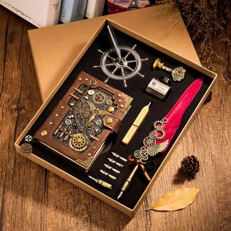 2022-European-Retro-Notebook-Personality-Creative-Notebook-Steampunk ...