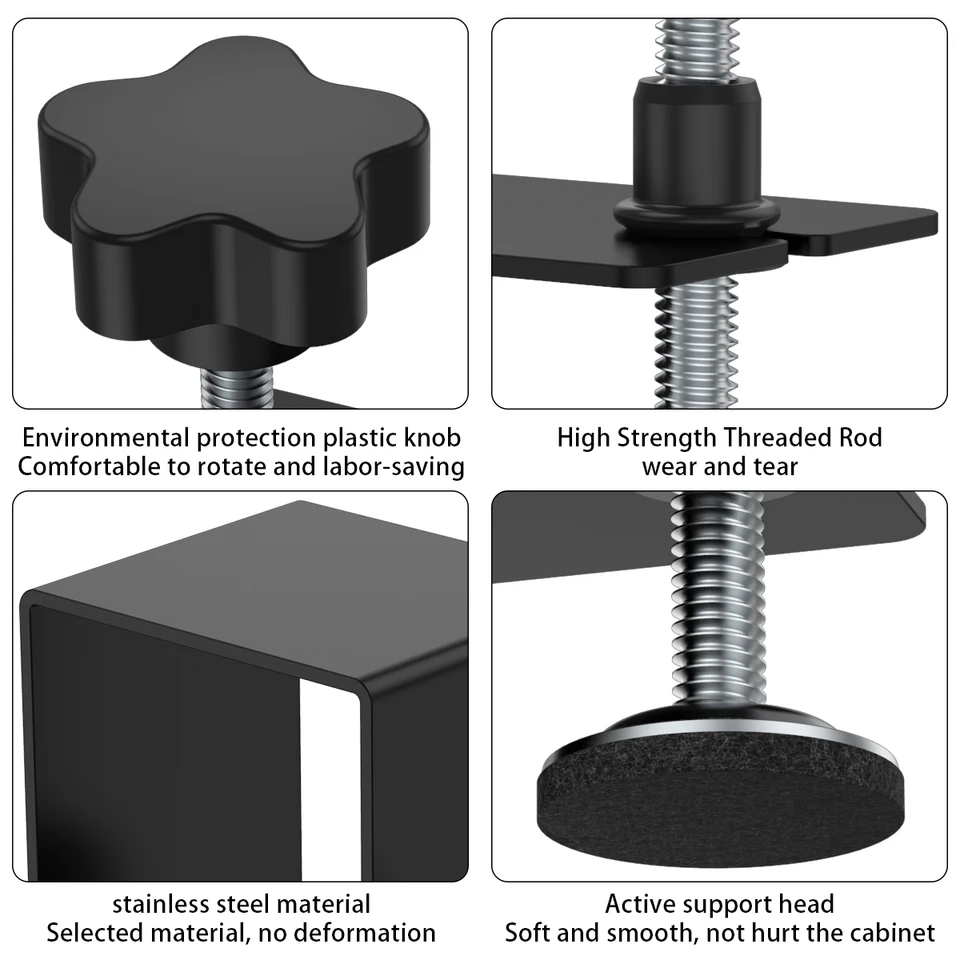 Drawer Front Clamps Adjustable Drawer Fixing Clamps - 2pc Heavy Duty ...