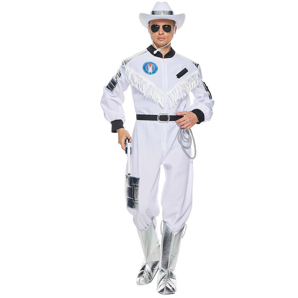 Eraspooky Carnival Party Fancy Dress Men Space Cowboy Costume ...