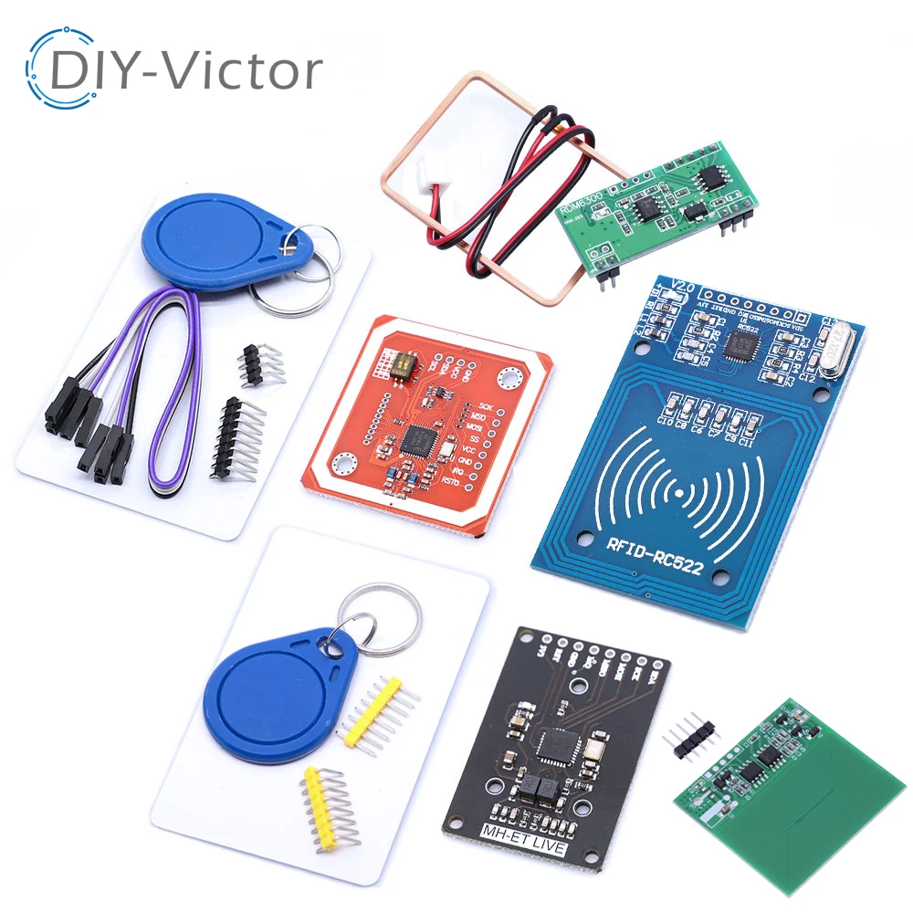 RFID-module-PN532-RC522-MFRC-522-RDM6300-Kits-NFC-S50-13-56-Mhz-125Khz ...
