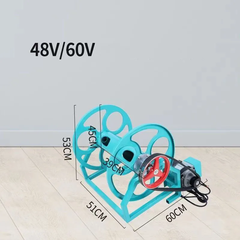 Pipe-Reel-Electric-Winding-Bracket-220V-48-60V-Agricultural-Remote ...