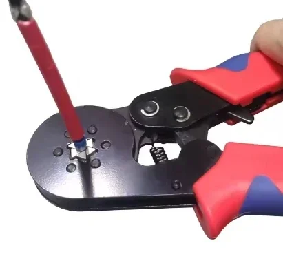 2Pcs-HSC8-6-4A-AWG23-7-Wire-Hand-Cable-Cutter-Tool-Terminal-Crimper ...