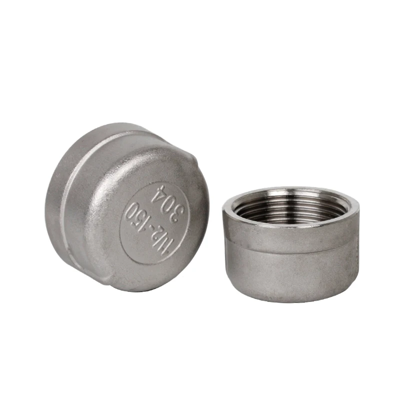 BSPT DN8 DN10 DN15 DN20 DN25 DN32 DN40 DN50 Pipe Cap Female Stainless ...