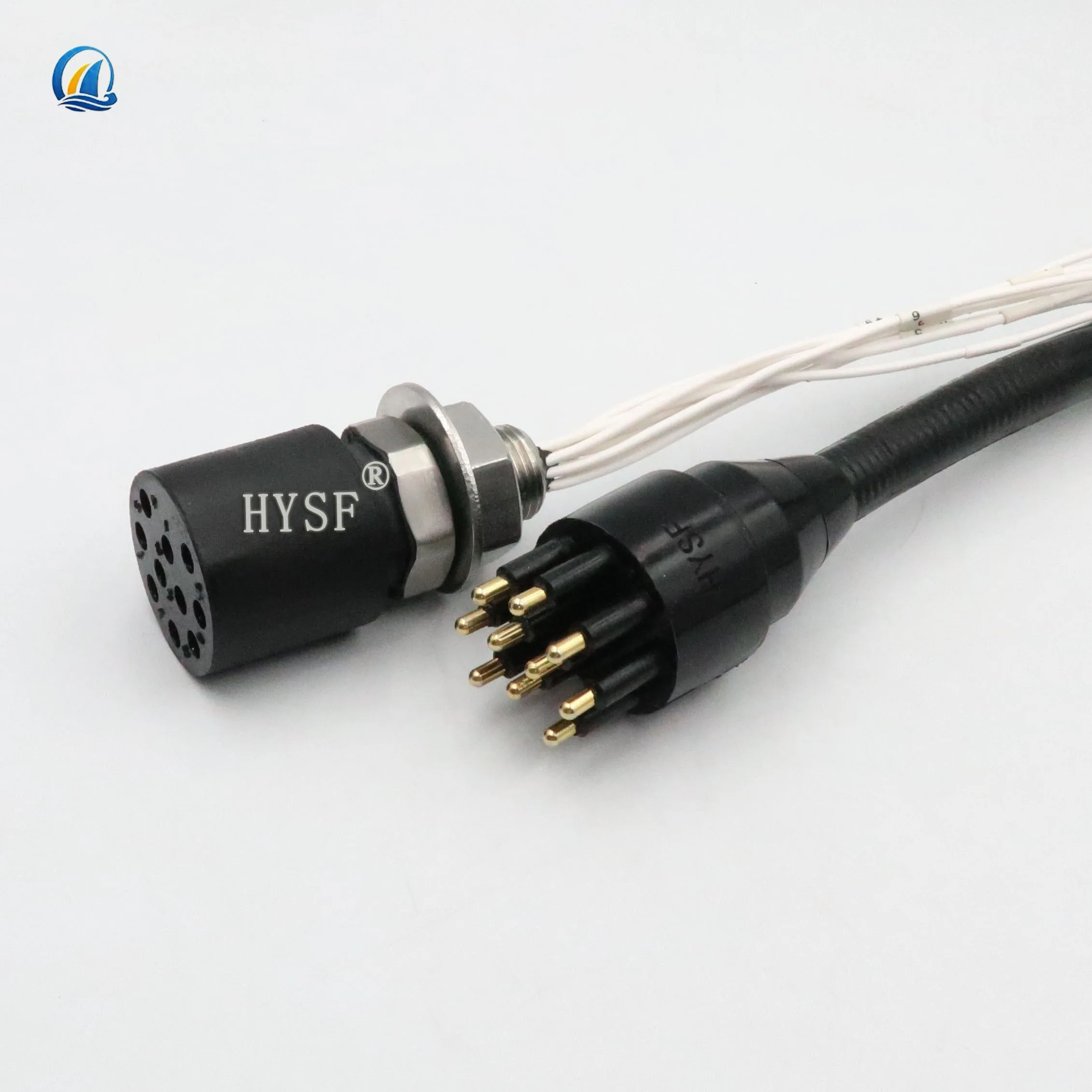 Pluggable-wet-IP69k-watertight-subsea-robot-cable-BH10F-IL10M-10pin ...