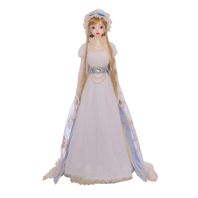 BJD Clothes 1/3 Momo Luzu Girl Body European Court Style Gauze Skirt ...