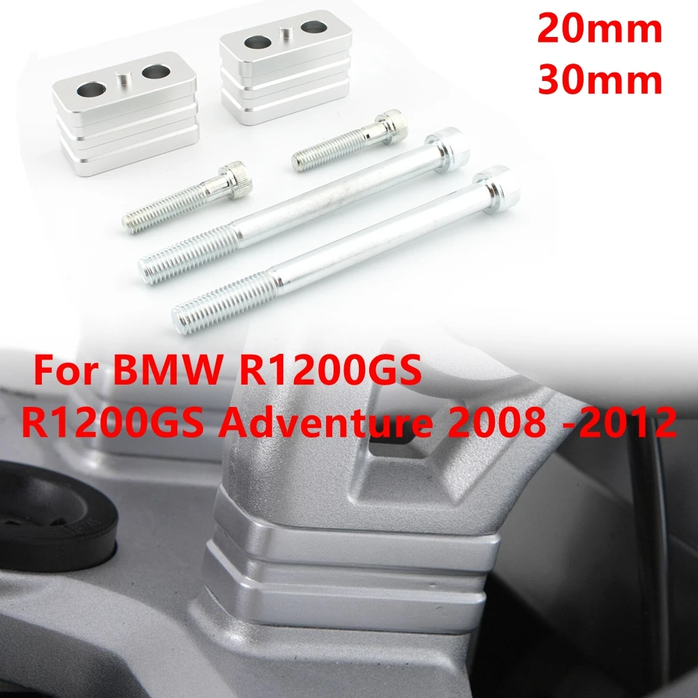 20mm-30mm-Motorcycle-Accessories-Handlebar-Risers-Mount-Clamp-Kit-Fit ...