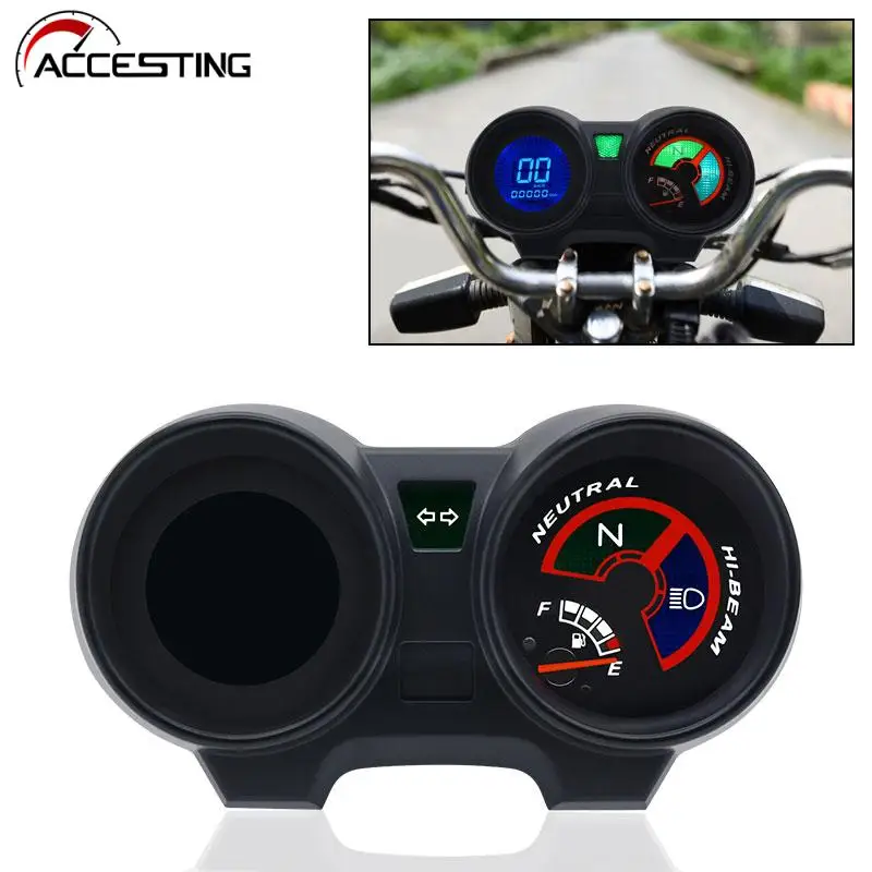 Digital Motorcycle Speedometer Motorcycle Digital Speedometer Dashboard ...