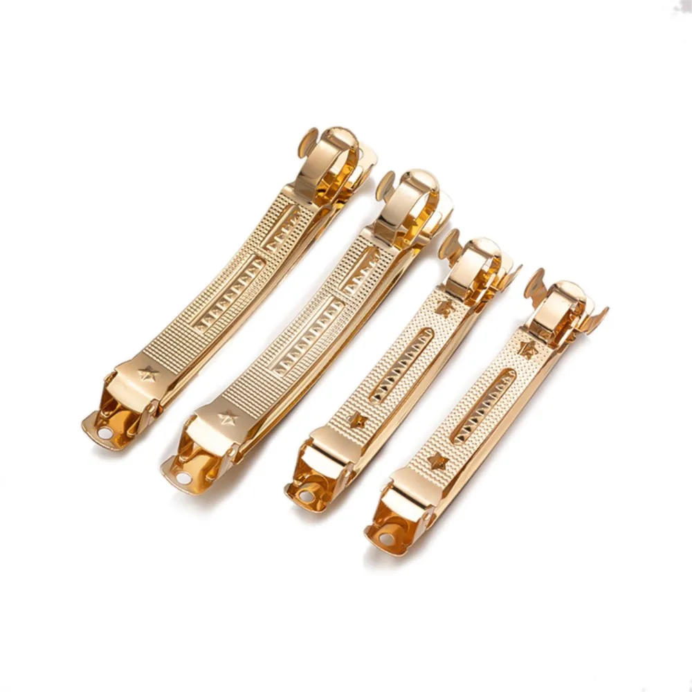 10Pcs-Metal-French-Barrette-Style-Spring-Hair-Clip-Automatic-Hairclip ...