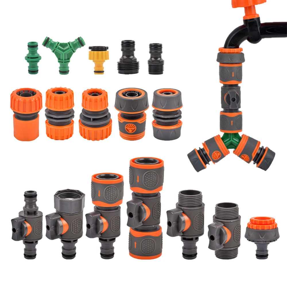 Hose-Quick-Connector-1-2-3-4-1-Inch-Garden-Hose-Fitting-Quick-Connector ...