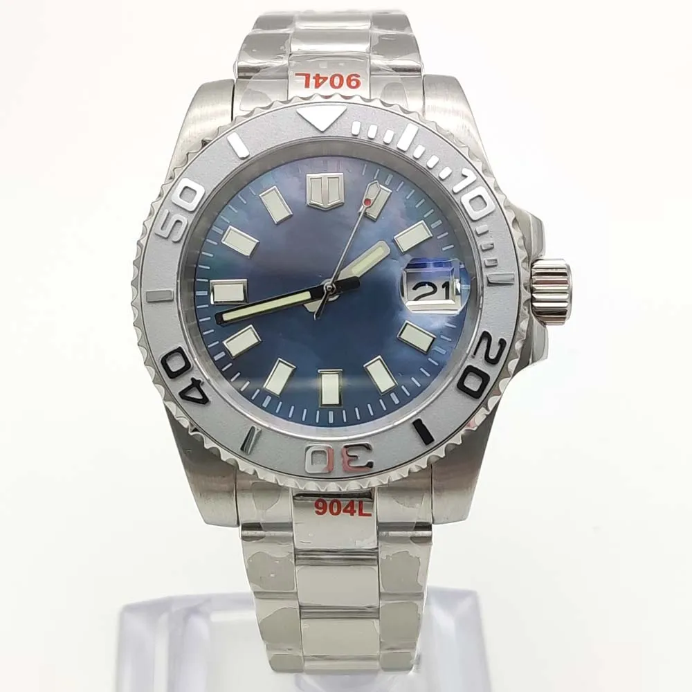 Reloj-Mec-nico-NH35-para-hombre-cron-grafo-con-esfera-de-n-car ...