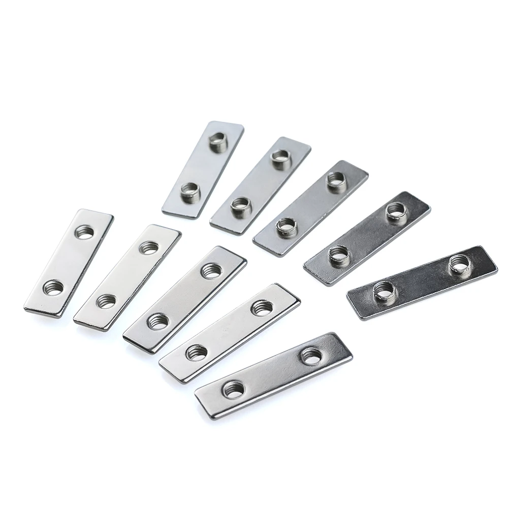 20PCS/Lot M5 T-Nut Nickel Plated Double T-nut for 2020 Seires V-Slot/T ...