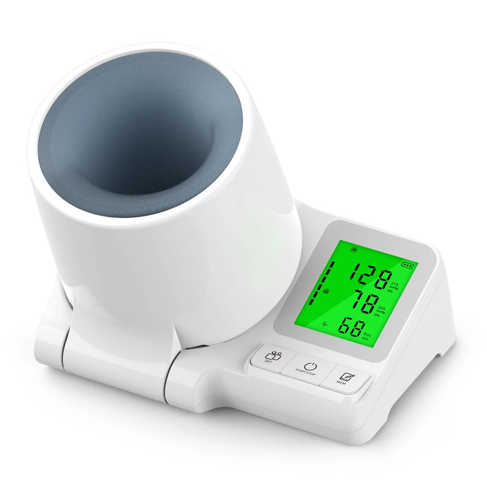 Sphygmomanometer-Arm-Barrel-Blood-Pressure-Monitor-LED-99-2-Memory ...