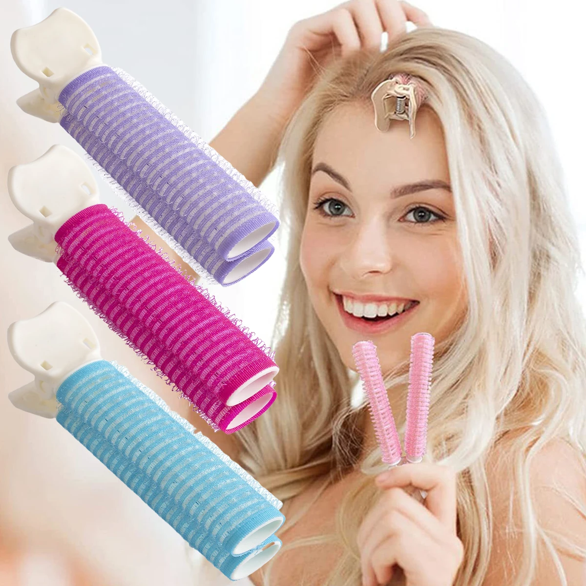 Natural-Hair-Root-Fluffy-Clips-Hairpin-Curly-Hair-Rollers-Culers-Bangs ...