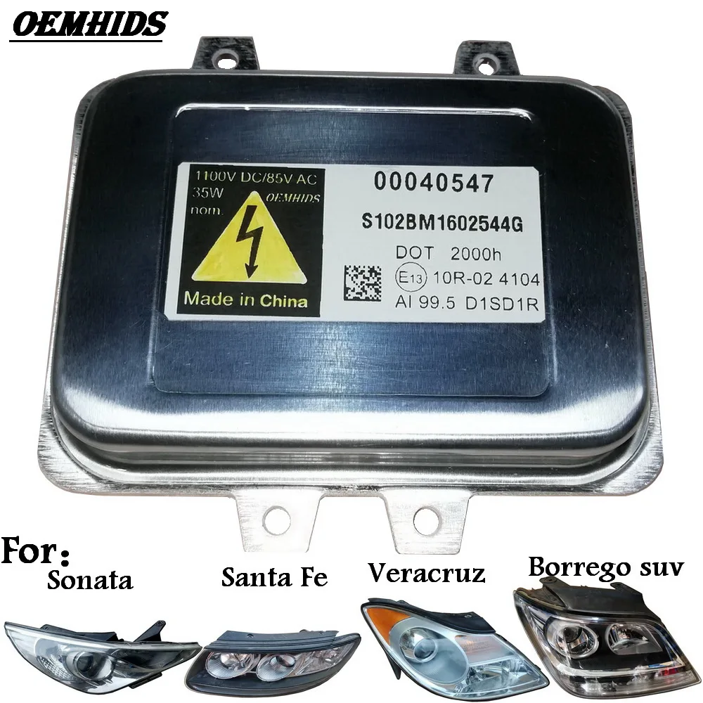 OEMHIDS 00040547 신제품 제논 모듈, 산타페 보레고 SUV 소나타 베라크루즈 HID 헤드라이트 밸러스트 ...