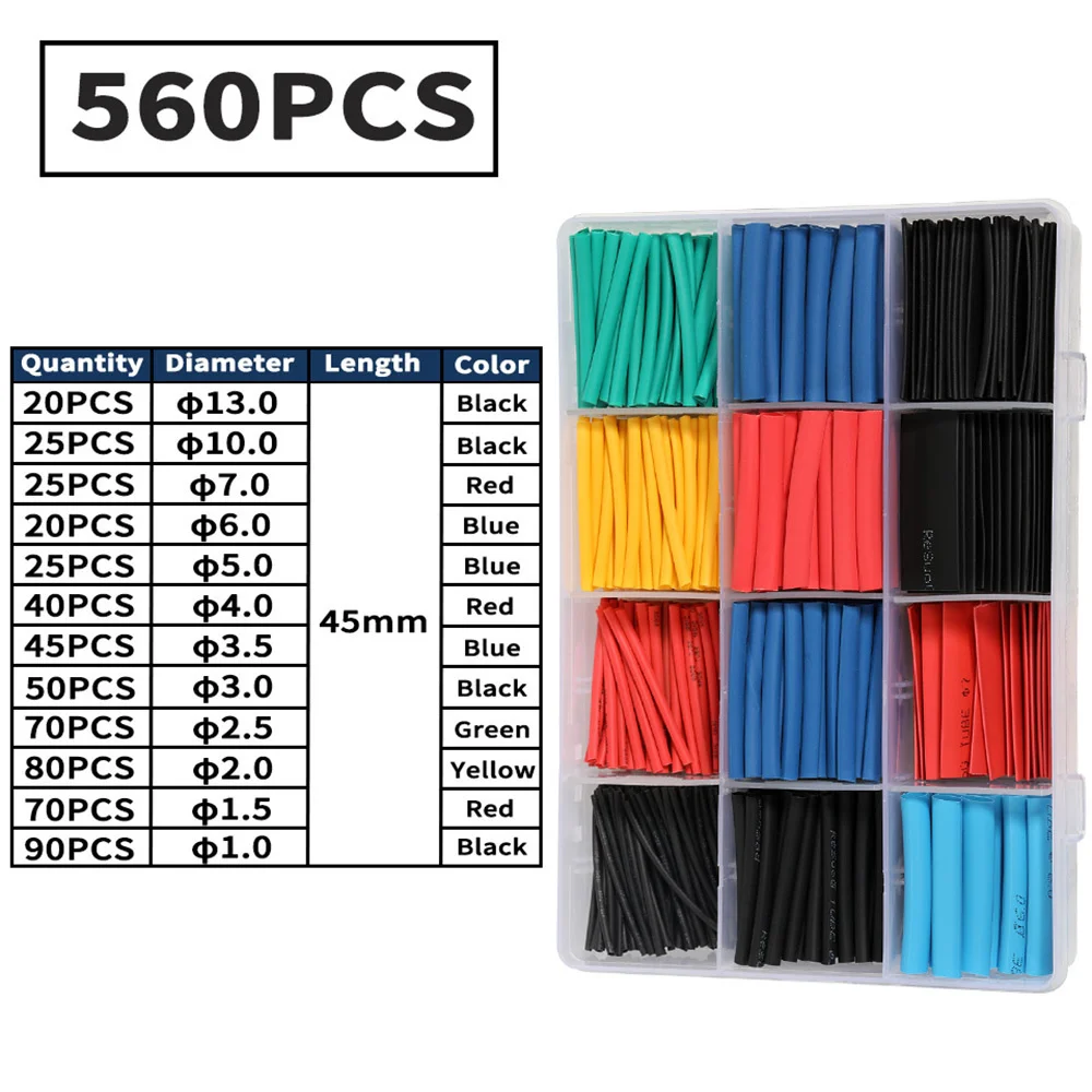 Tube thermorétractable,Kit de tubes thermorétractables,protection de ...