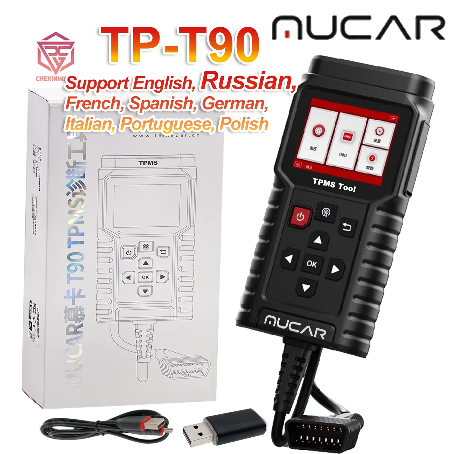 MUCAR-TPMS-TP-T90-TPM-T-90-Programmer-Car-Tire-Pressure-Diagnosis-Tool ...