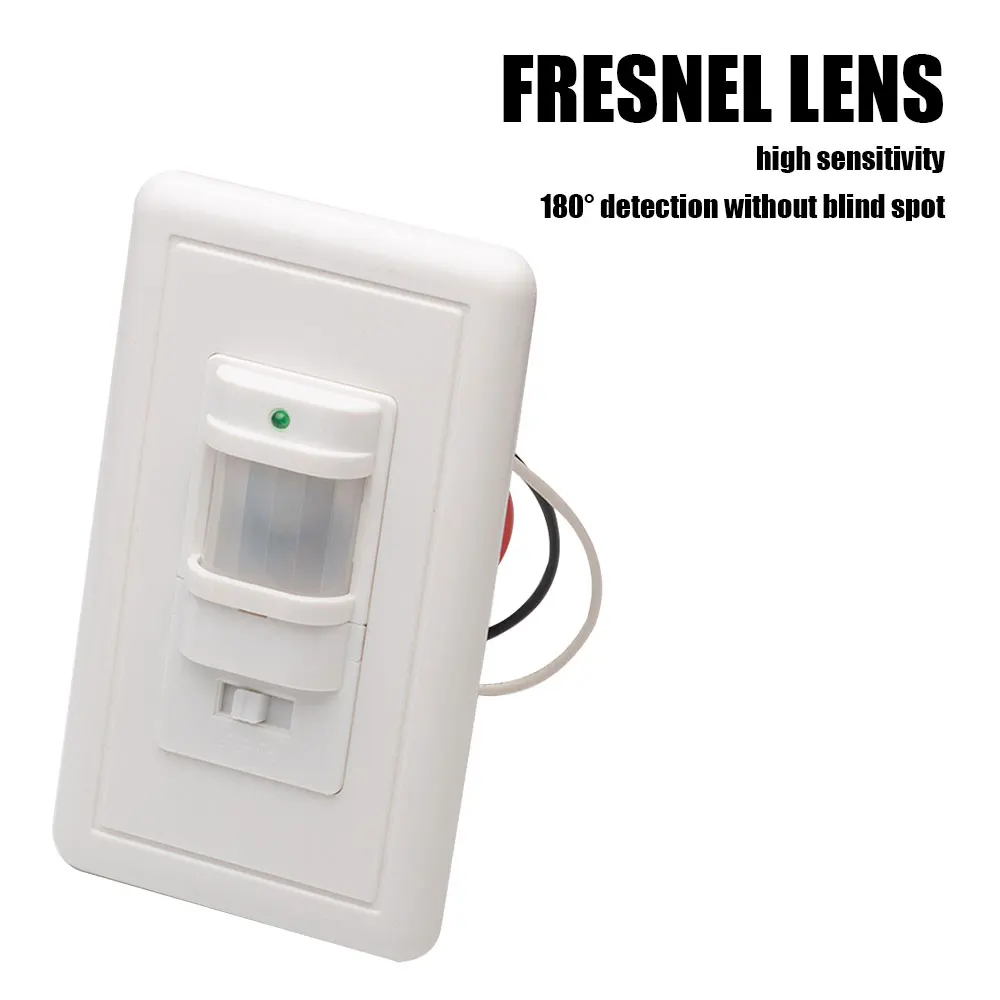 110V-240V-AC-ON-OFF-Auto-Wall-Mounted-Motion-Sensor-Switch-Automatic ...