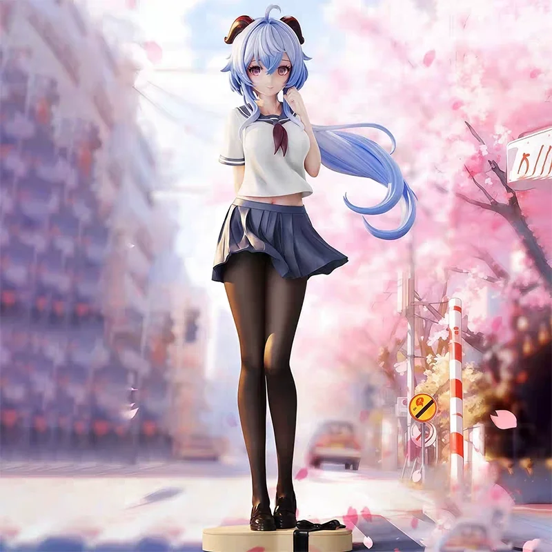 Jk Outfit Ganyu Confession Style 2d Beautiful Girl Figure Model ...