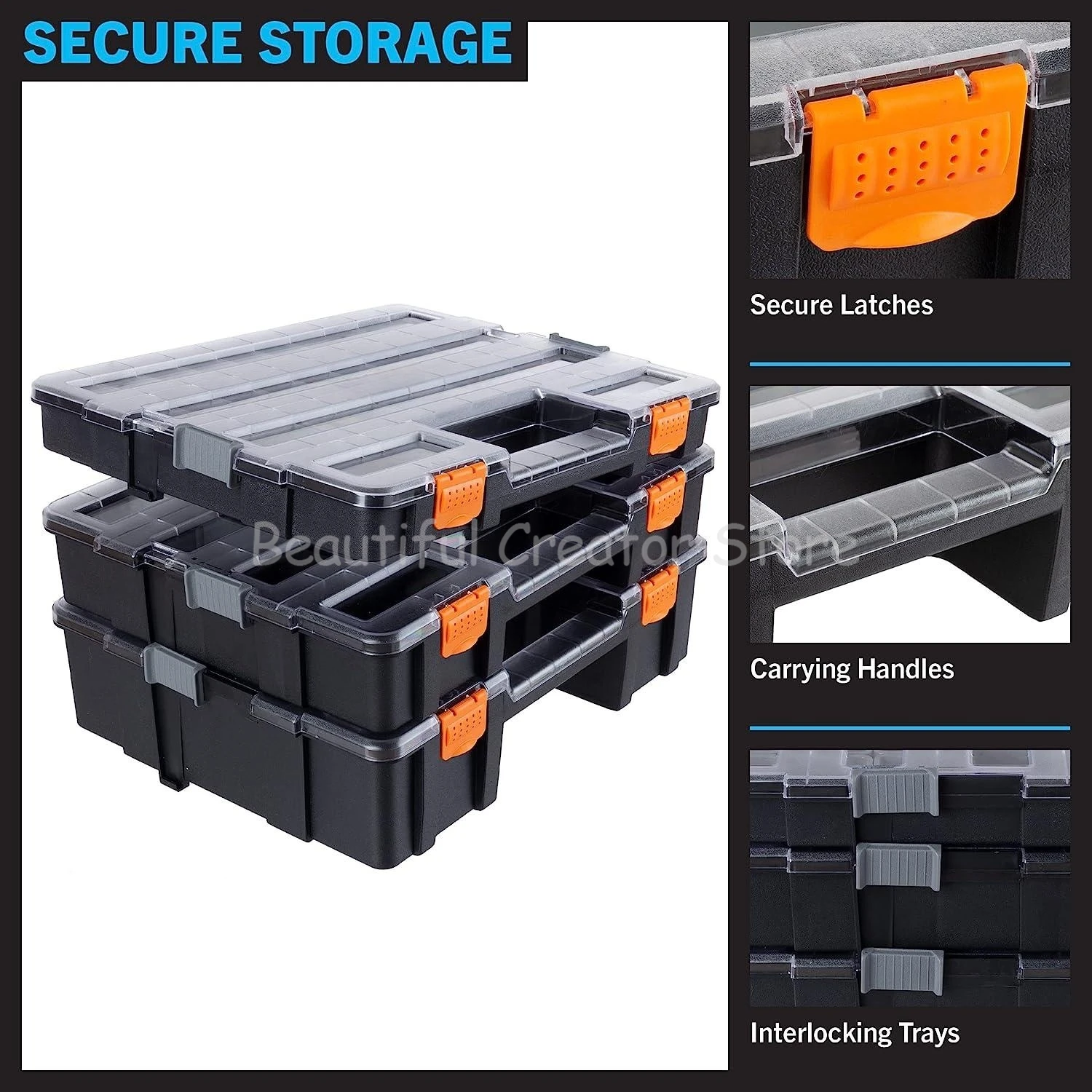 Portable-Parts-Box-Plastic-Tool-Box-Component-Tool-Box-Organizer ...