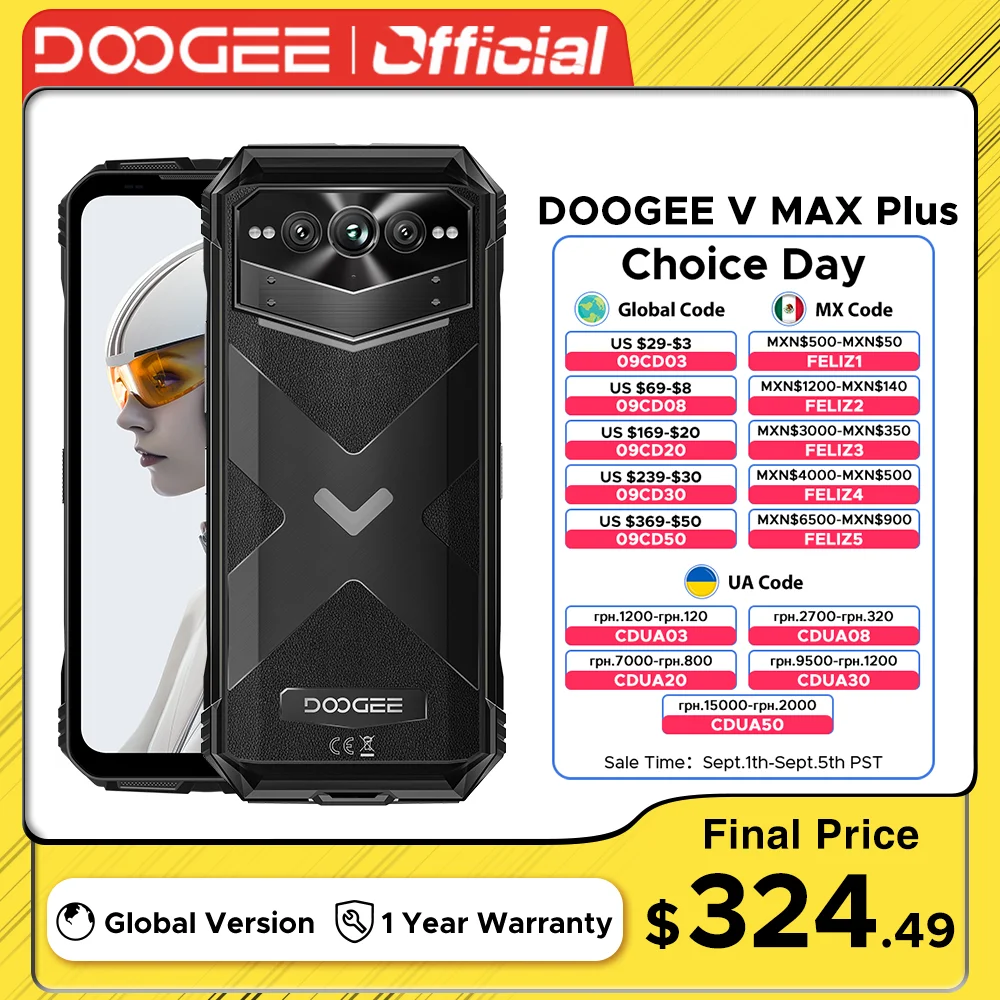World-Premiere-DOOGEE-V-Max-Plus-Rugged-Phone-22000mAh-36GB-16-20-512GB ...