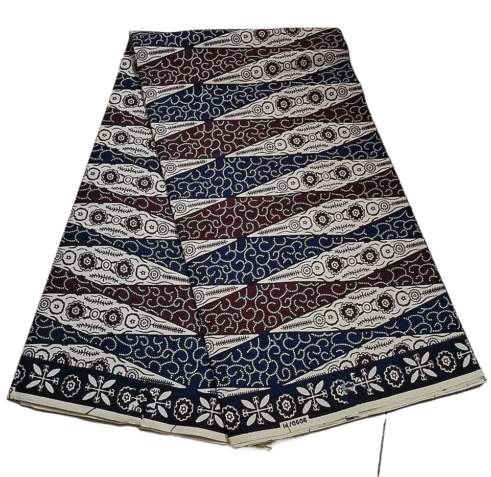 100-Cotton-Veritable-Wax-Ankara-Print-Fabric-Textile-For-Dress-Real ...