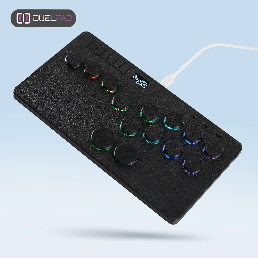 Duelpad-Black-Flatbox-Ultra-S-Arcade-Keyboard-3D-Printing-Mini-Hitbox ...