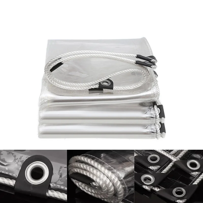 0-35mm-Transparent-PVC-Rainproof-Cloth-Tarpaulin-Balcony-Car-Patio-Rain ...