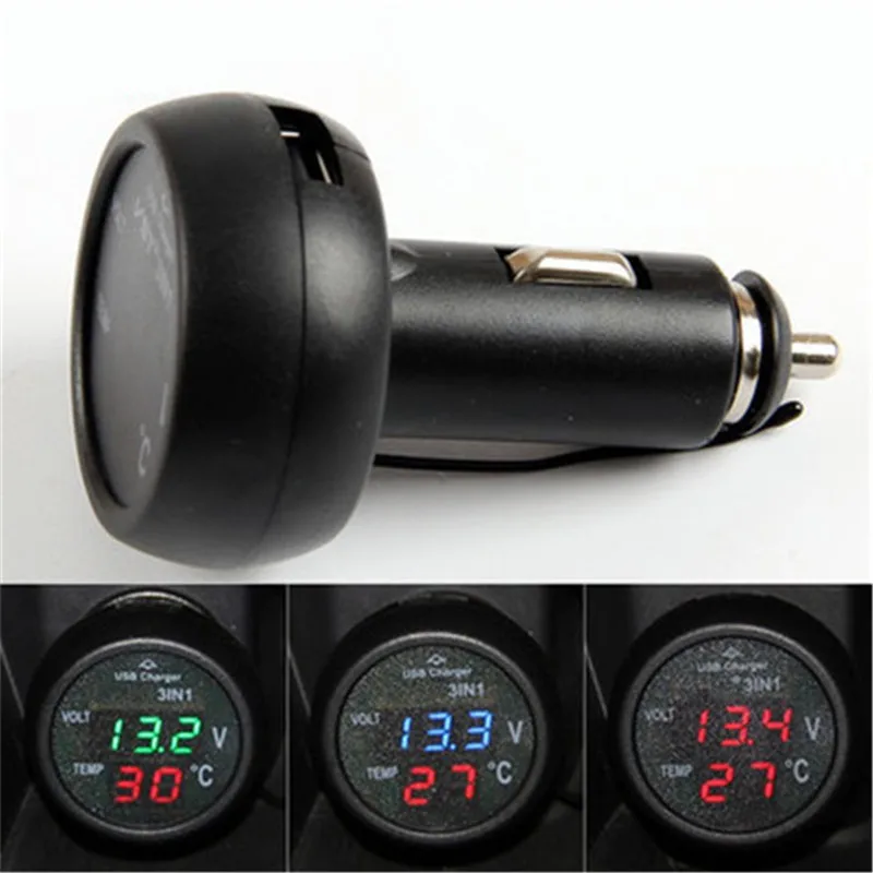Universal-12V-24V-Car-Volt-Meter-Auto-LED-Digital-Voltmeter-Gauge ...