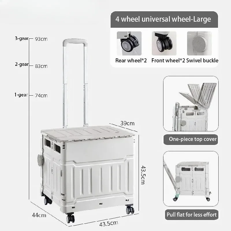 Outdoor-Folding-Portable-Shopping-Carts-Hand-Pushing-Picnic-Camping ...