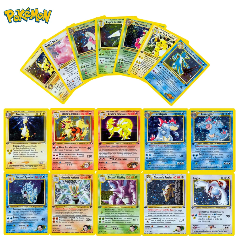 Pok-mon-1996-Gym-Series-Flash-Cards-Feraligatr-Giovanni-s-Gyarados ...