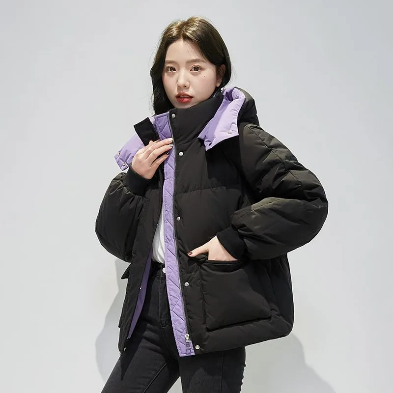 Parkas Jacket New Women Down Jacket White Duck down Winter coat Female ...
