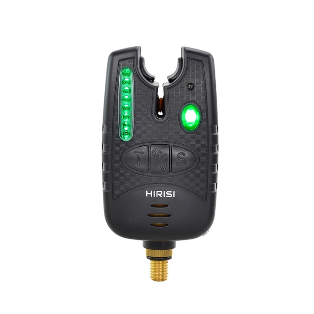 Hirisi 1pcs Carp Fishing Bite Alarm Bite Indicator with 8 Direction LED For Carp Fishing B1114