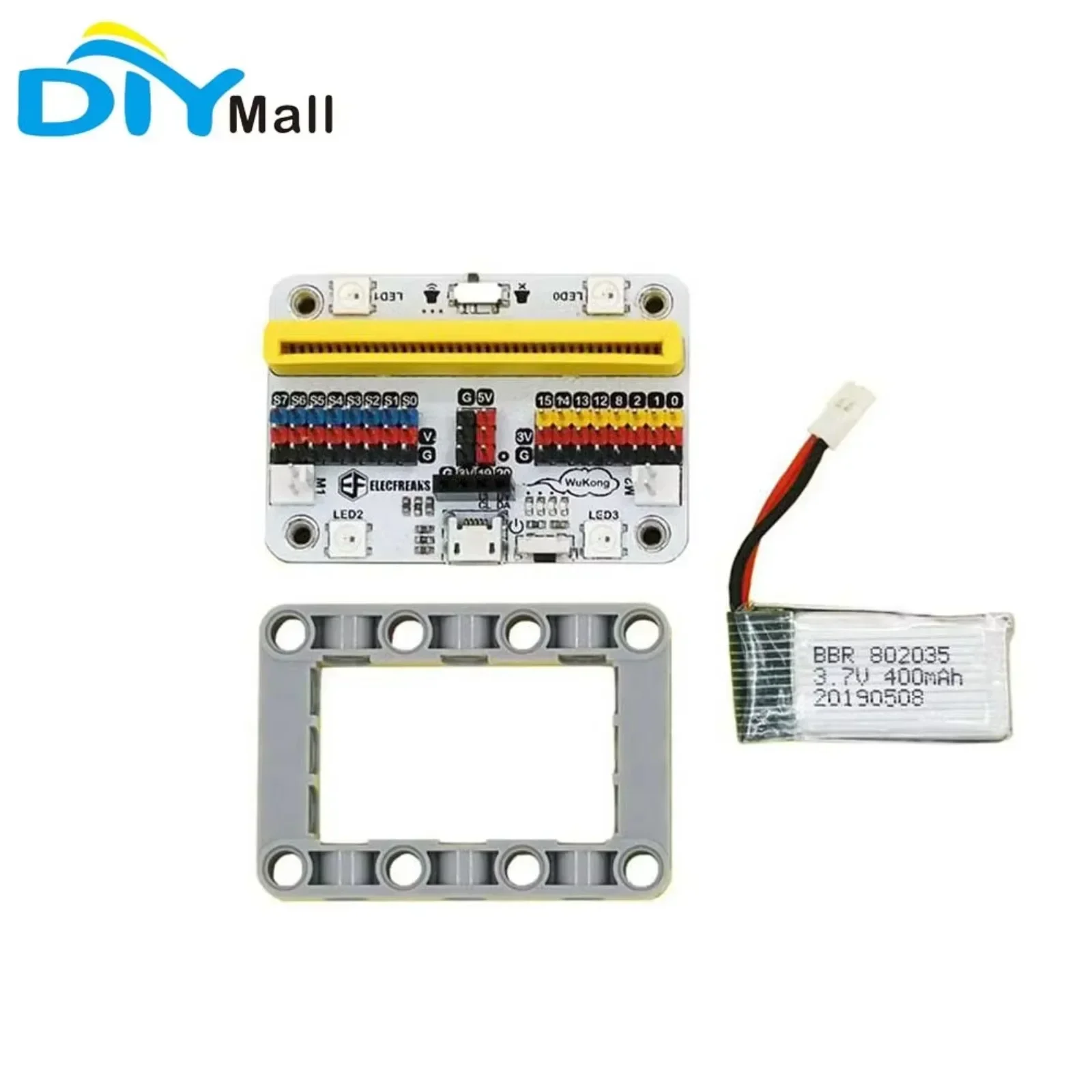 ELECFREAKS Wukong Expansion Board, Compatible with micro:bit, 8 Servo ...