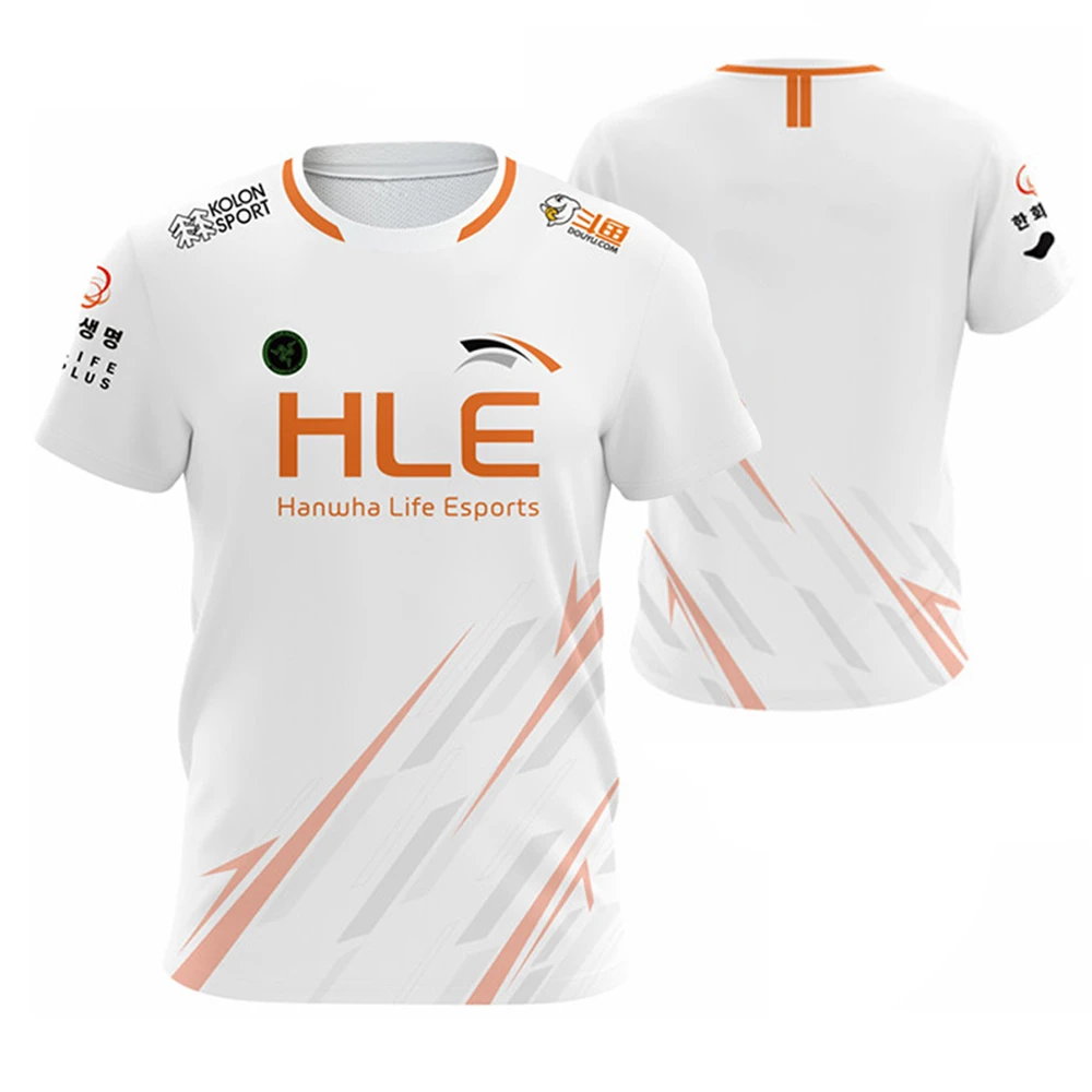 Camiseta-de-manga-corta-LOL-League-LCK-Division-HLE-uniforme-de-equipo ...
