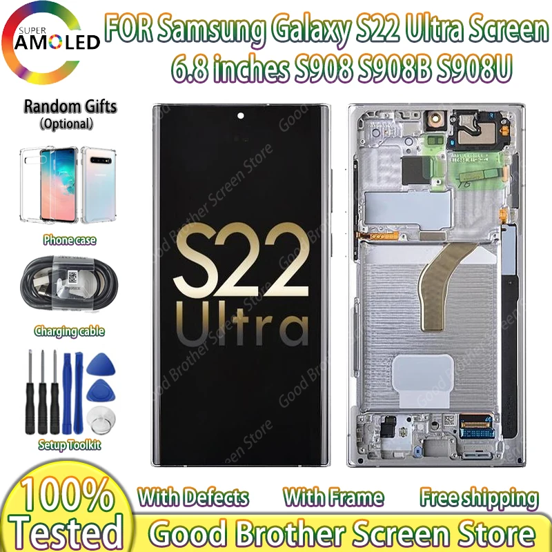 cran-tactile-LCD-AMOLED-de-remplacement-avec-ch-ssis-pour-Samsung ...