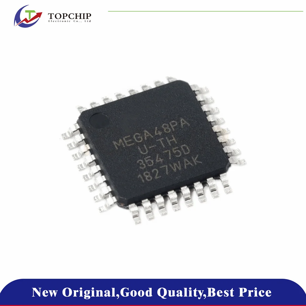 10-Uds-nuevo-Original-ATMEGA48PA-AU-MEGA48PAU-2KB-512Byte-FLASH-23-AVR ...
