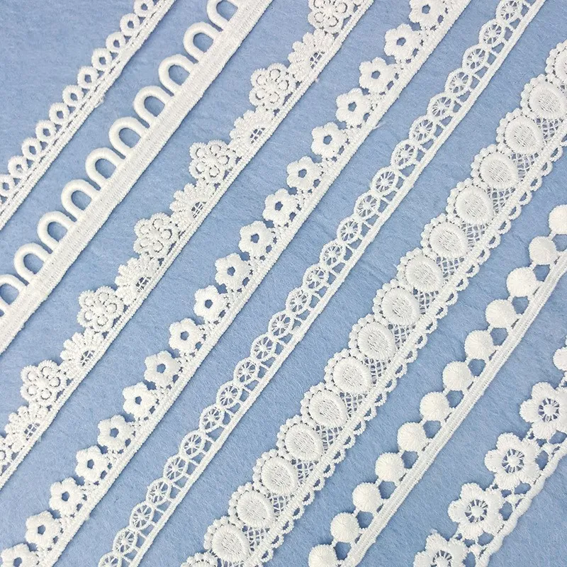 10 Yards Beautiful Lace Embroidery Lace Ribbon DIY Accessories Fabric ...