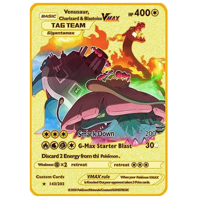 Mega Blastoise Charizard Venusaur Cards