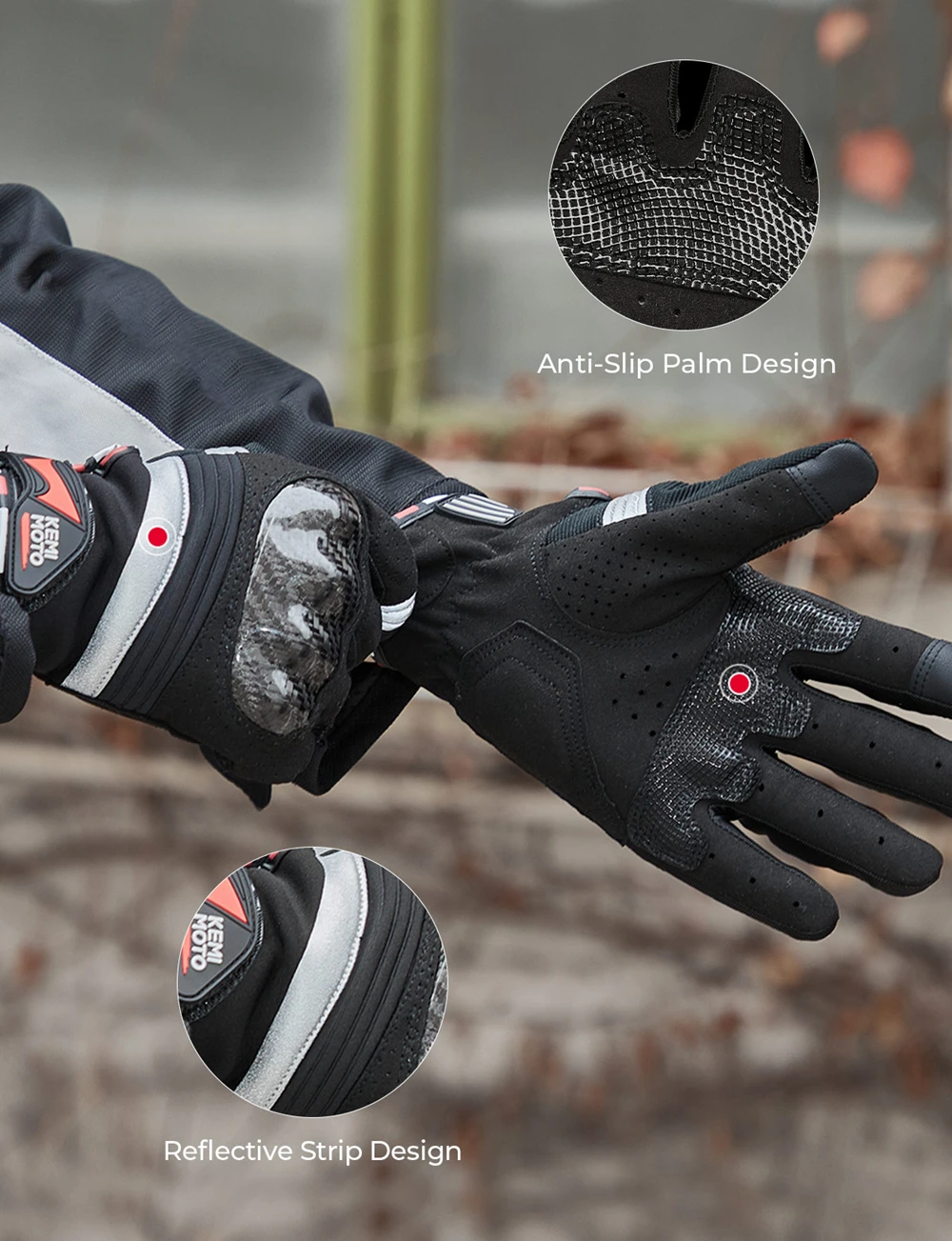 KEMiMOTO-Carbon-Fiber-Motorcycle-Gloves-Breathable-Racing-Gloves ...