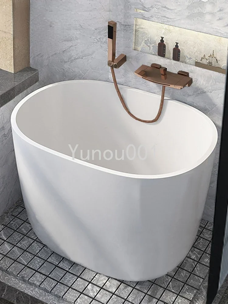 Bathtub-Small-Apartment-Acrylic-Internet-Celebrity-Mini-Deep-Bubble ...