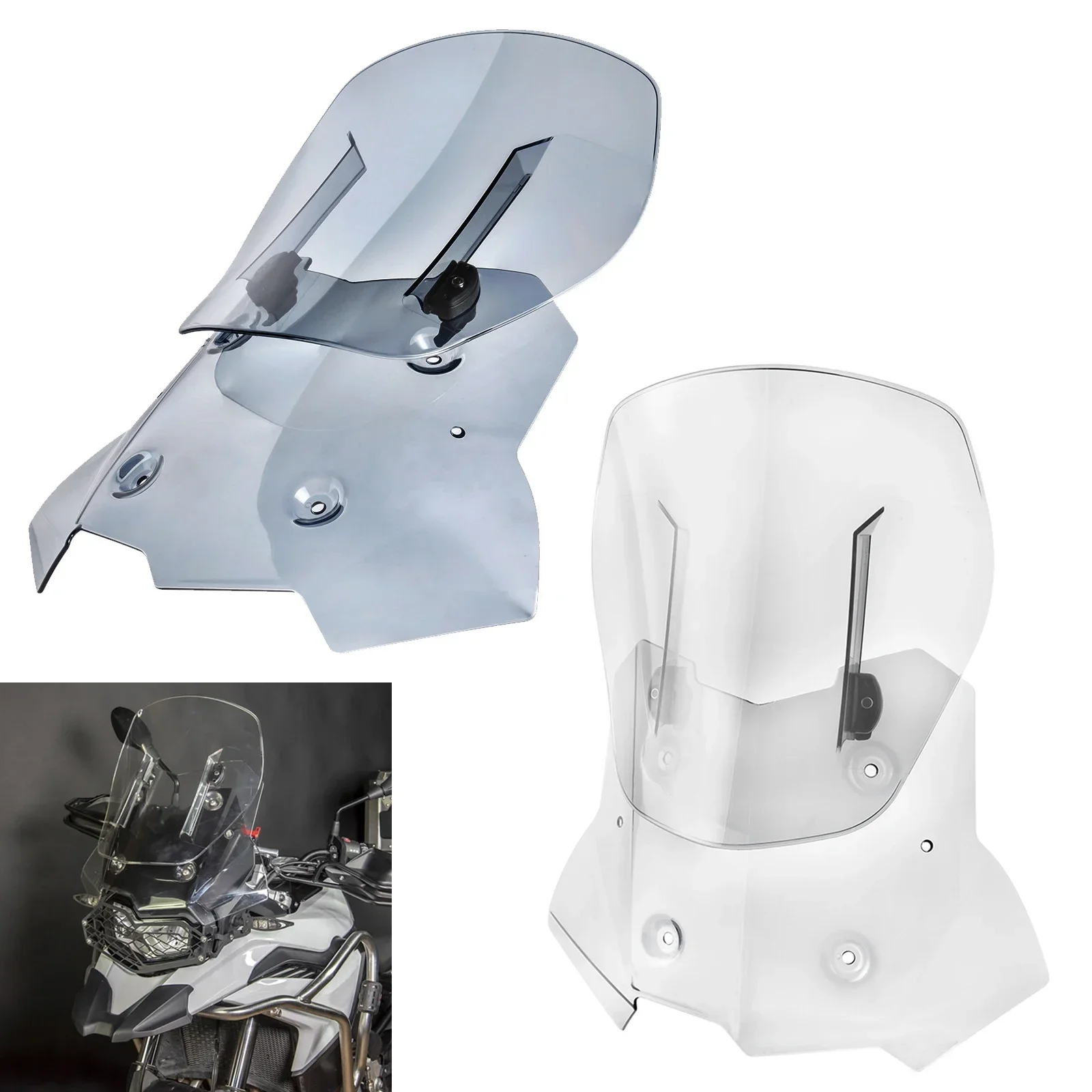 WAASE Adjustable Windscreen Windshield Shield For BMW F750GS F850GS F ...