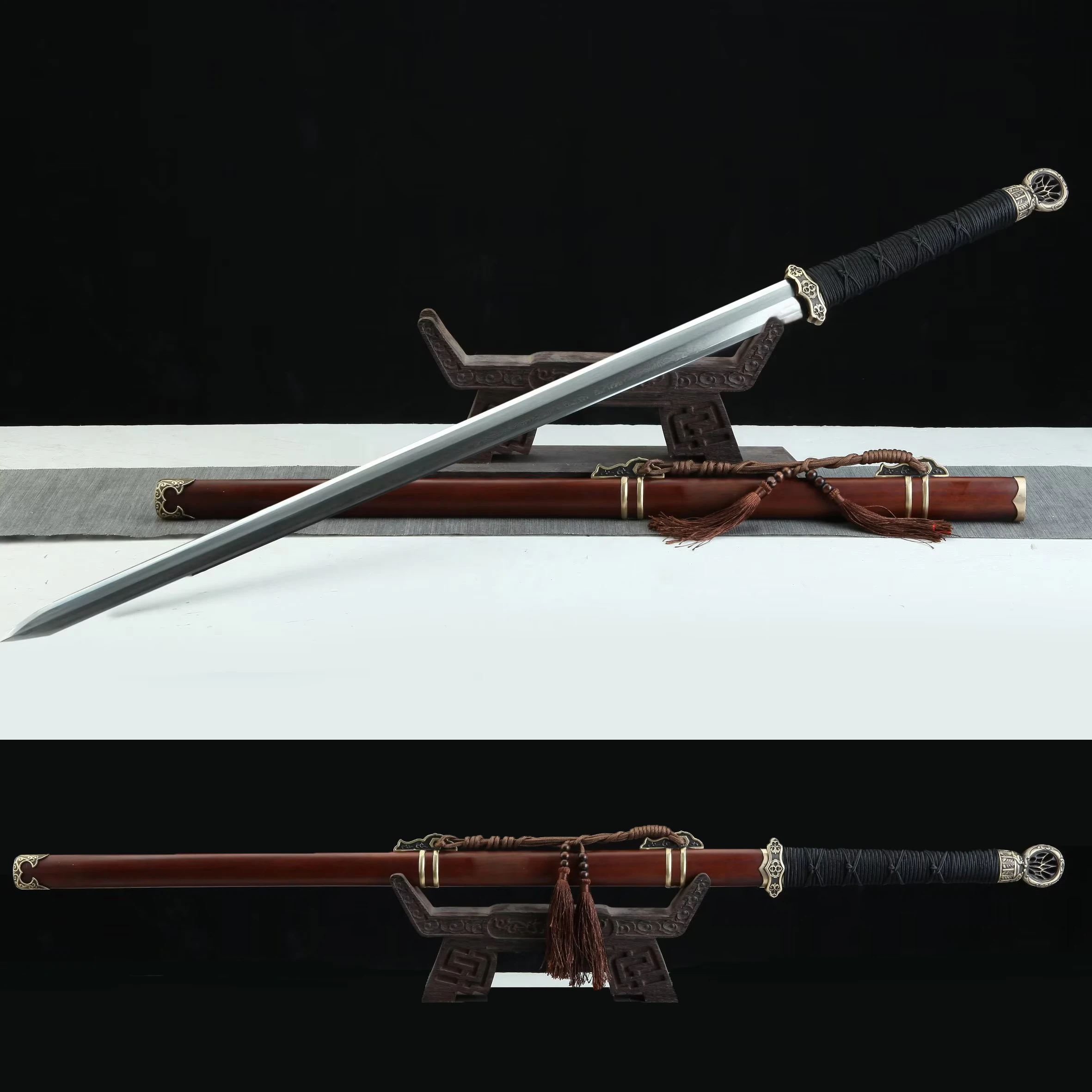 107cm-Medieval-Ringheaded-Tang-Sword-Sabre-battle-ready-to-grapple ...