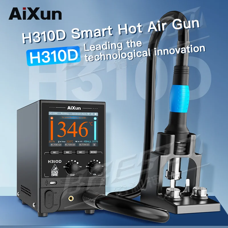 Hot-Air-Gun-AIXUN-H310D-Desoldering-Soldering-Rework-SMD-Solder-Station ...