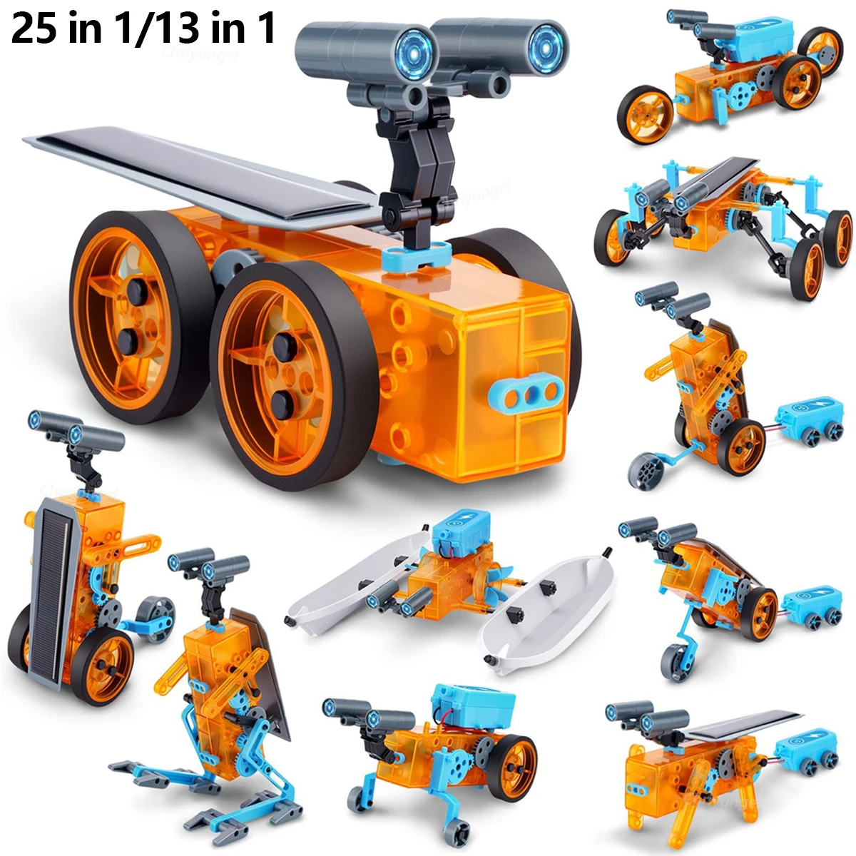 25'i 1 Arada Güneş Enerjili Robot Kiti Oyuncaklar Çocuklar İçin Erkek ...