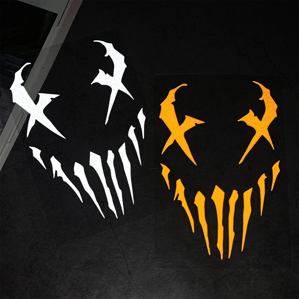 Motorcycle-Decals-Reflective-Car-Sticker-Devil-Pattern-Stickers-Decor ...