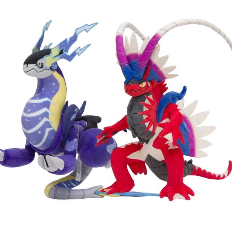 Pokemon-Plush-Toy-Koraidon-Miraidon-Soft-Stuffed-Doll-Anime-Model-Doll ...