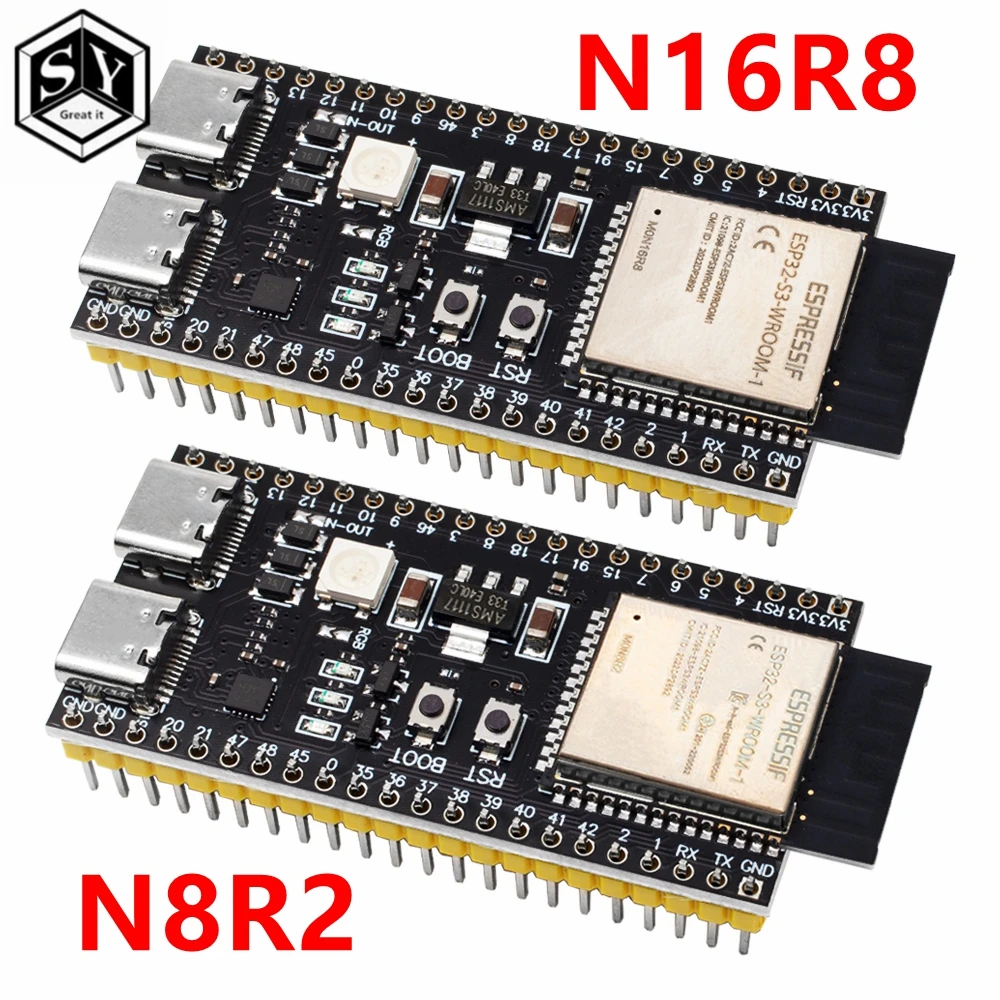 Esp32-s3-devkitc-1 Esp32-s3 Wifi Bluetooth-compatible Ble 5.0 Mesh Development Board Esp32 ...