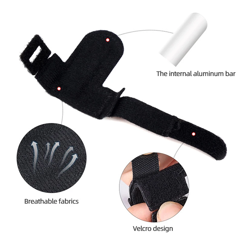 Pain Relief Trigger Finger Fixing Splint Straighten Brace Adjustable ...