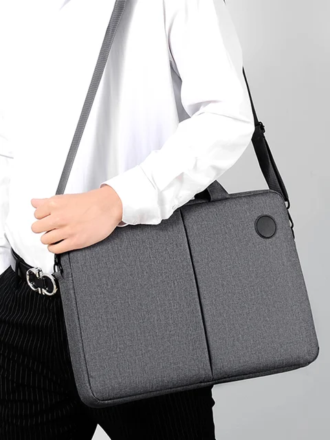 Portable Split Waterproof Fabric Laptop Bag Men And Women Handheld ...
